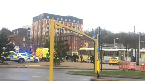 Metrolink services disrupted after woman hit by tram at Oldham Mumps