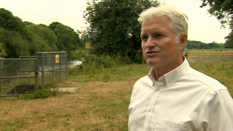 Cound Brook reaches lowest level since records began - BBC News