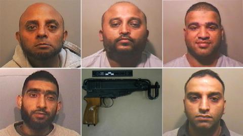 Luton gun smuggling crime gang jailed - BBC News
