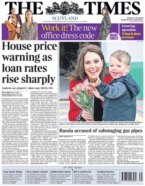 Scotland's papers: Starmer's vows for Scotland and house price warning