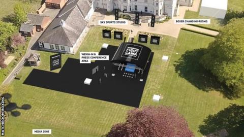 Eddie Hearn on 'legacy' plan to stage boxing in his office garden - BBC ...