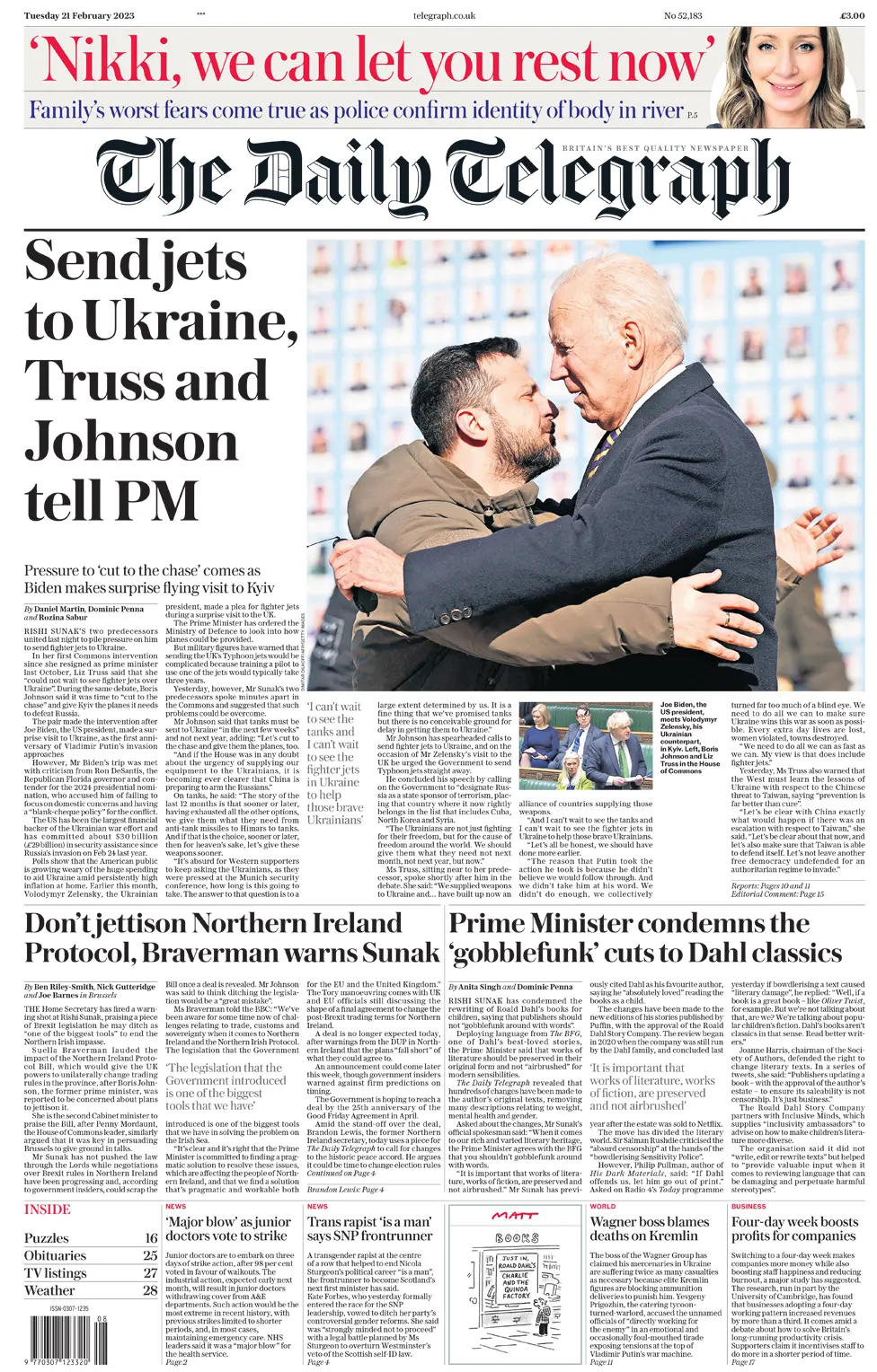 'You can rest now, Nikki' and Biden's Ukraine trip