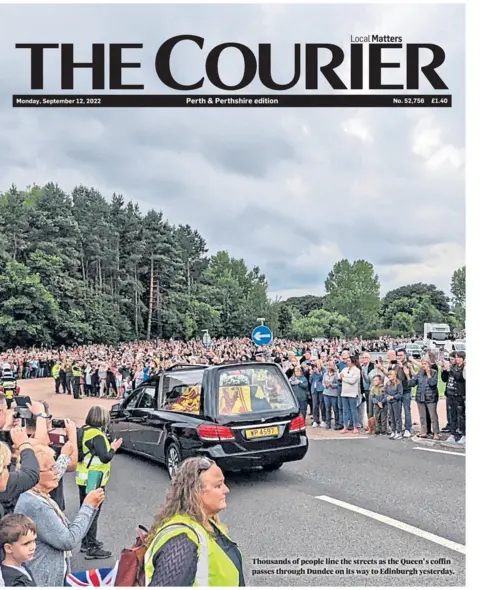Scotland's papers: The Queen's 'last great journey' across Scotland