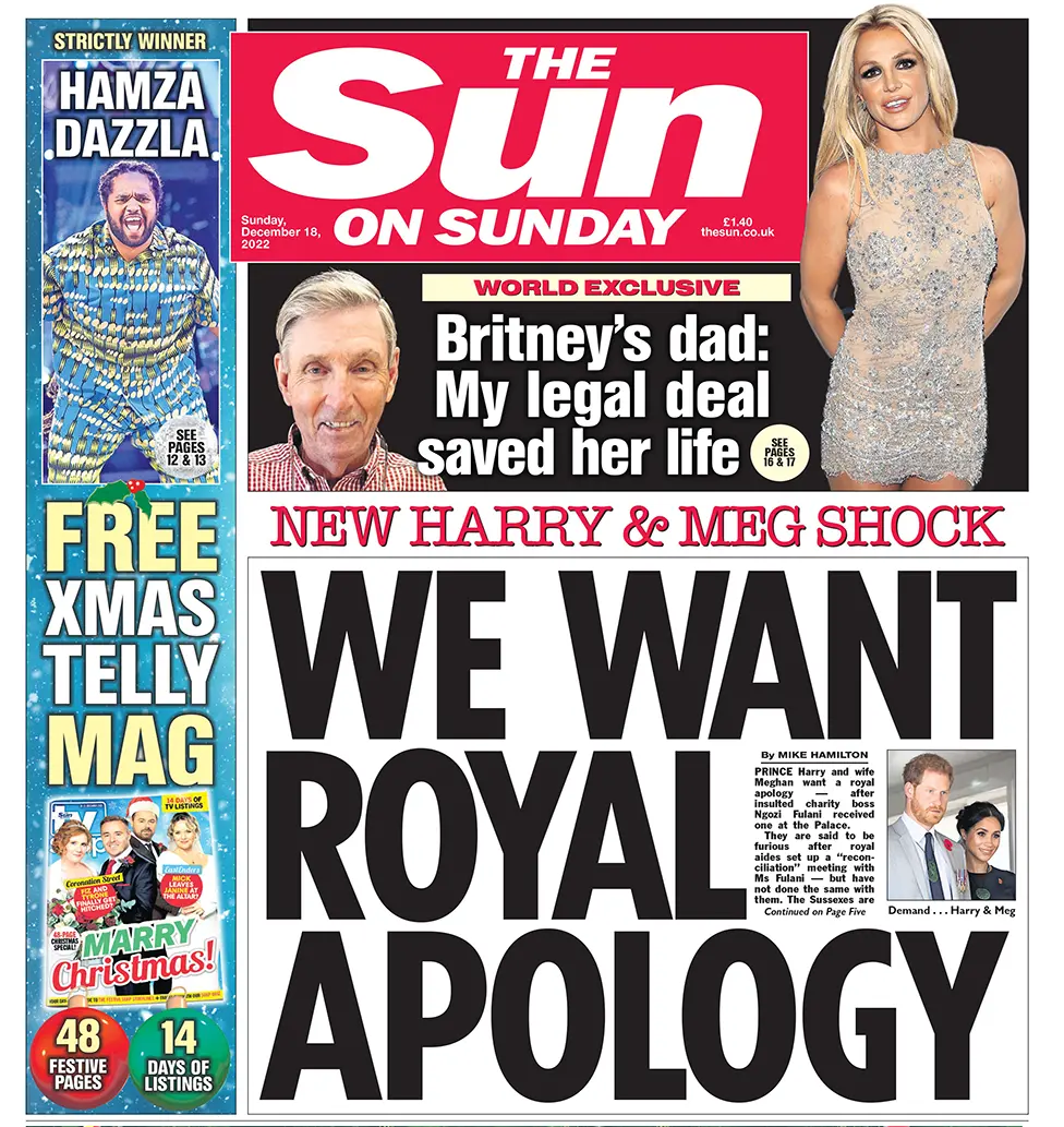 New strike threats and Sussexes ‘want apology’