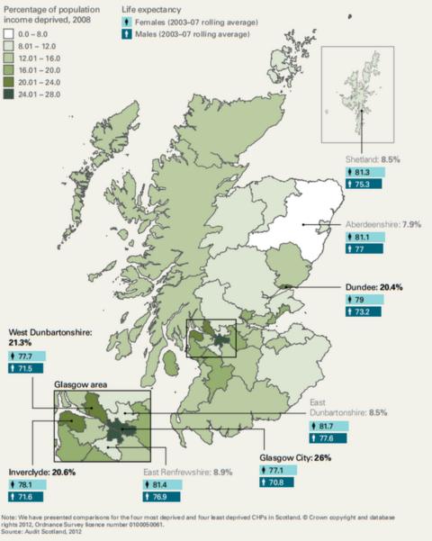Unequal Scotland? - How being poor can cut short your life - BBC News