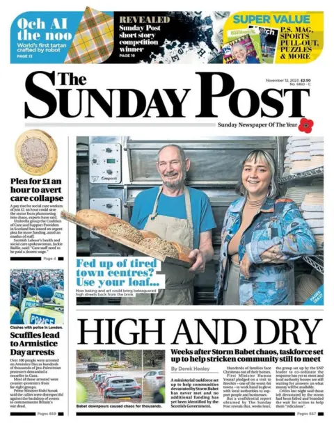 Scotland's papers: Riots in London and health board investigated