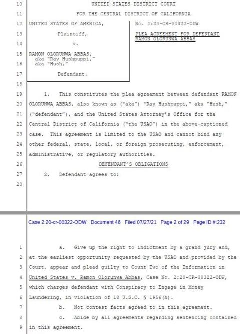 Hushpuppi plead guilty to 'conspiracy to engage in money laundering ...
