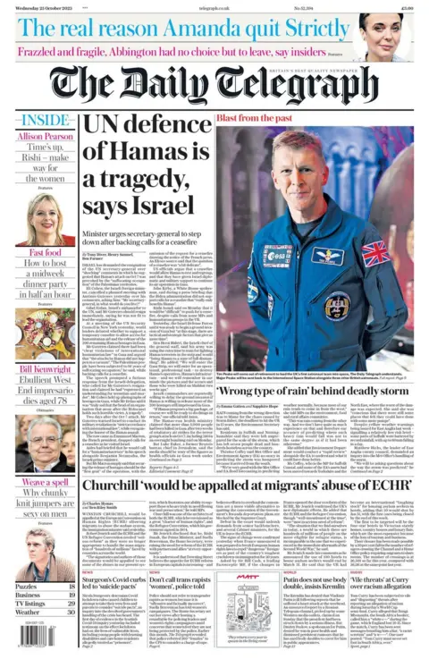 Scotland's papers: Demand for Covid 'truth' and UN criticises Israel