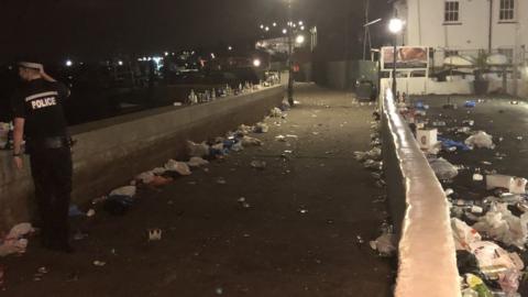 Stabbings and disorder cause Southend dispersal order - BBC News