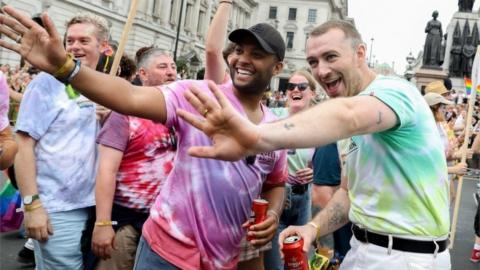 Pride in London marks 50 years of protest - BBC News