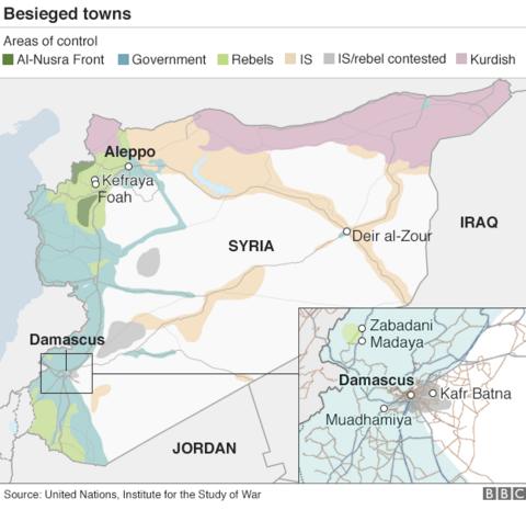 Syria conflict: UN steps up aid deliveries as truce holds - BBC News