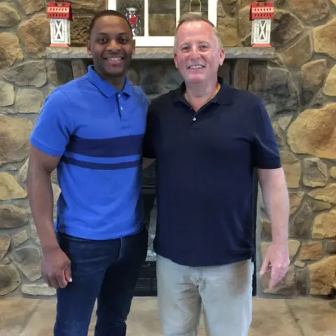 Police officer stops ex-cop who delivered him 27 years ago