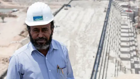 Ethiopian dam engineer Simegnew Bekele's funeral draws thousands