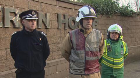 Cameron House fire: Two dead and three treated in hospital - BBC News