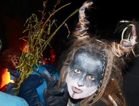 Fire festival lights up Edinburgh to celebrate start of winter