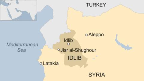 Syria war: Unexplained blast kills 15 in rebel-held Idlib - BBC News