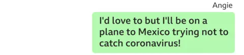 We asked for your first Covid text messages. These are your stories