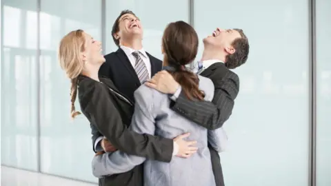 Do you have to avoid huggers at work?