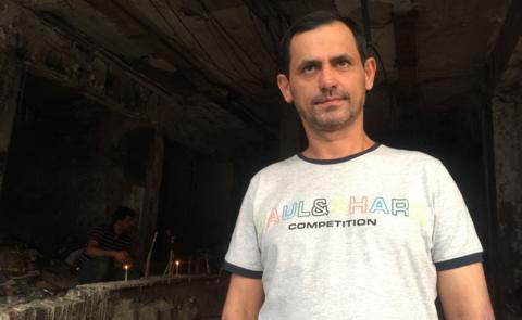 Two men from Baghdad - the artist and the entrepreneur - BBC News