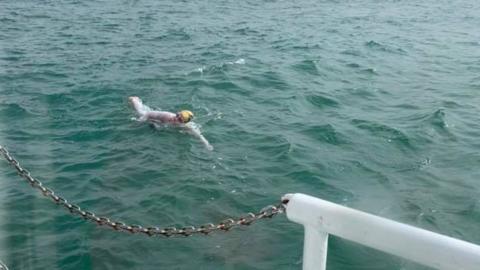 English Channel swimmer: The woman who swam it FOUR TIMES! - BBC Newsround