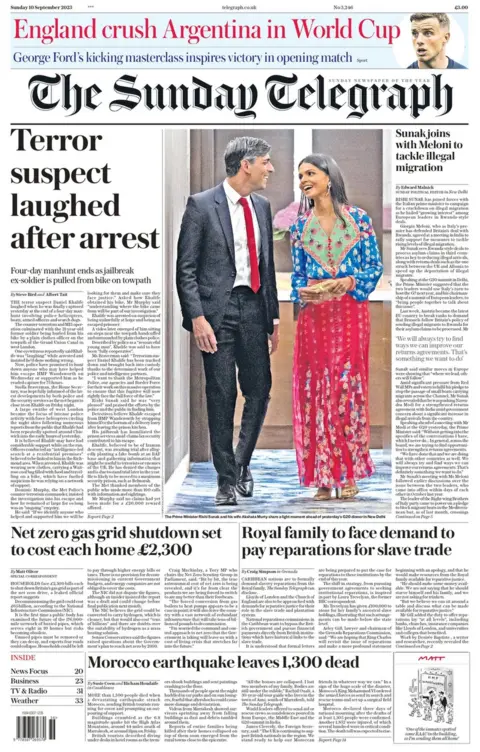 Scotland's papers: Terror suspect arrested and Scots in earthquake Scotland's papers: Terror suspect arrested and Scots in earthquake