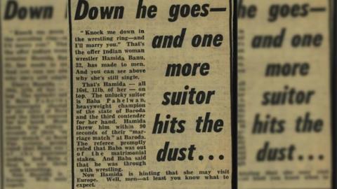 Hamida Banu: The incredible life of India's 'first' woman wrestler ...
