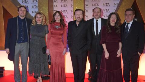 National Television Awards 2020: Red carpet in pictures - BBC News