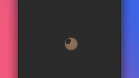 Perseverance rover snaps amazing solar eclipse on Mars - BBC Newsround