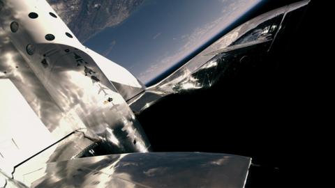 Virgin's Unity plane rockets skyward - BBC News