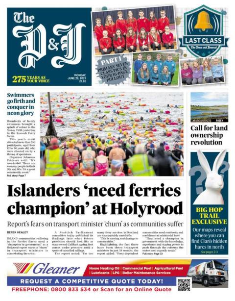 Scotland's papers: Ferry 'chaos' report and 'Fergie cancer battle ...