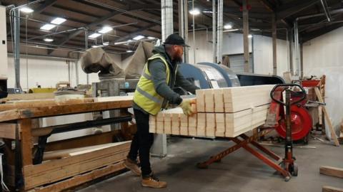 Building projects hit by lack of supplies and price rises - BBC News