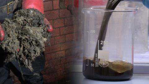 'Monster' fatberg found blocking east London sewer - BBC News