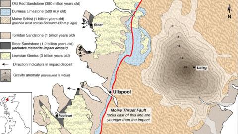 Ancient meteorite impact crater lies under Scotland - BBC News