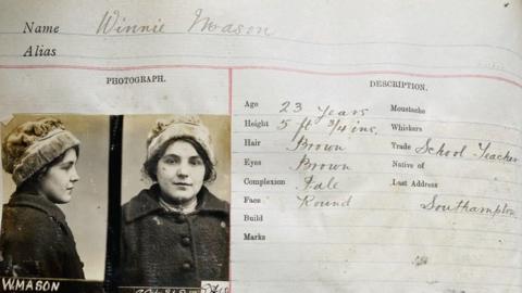 Alice Wheeldon: PM plot suffragette mugshot saved from skip sold - BBC News