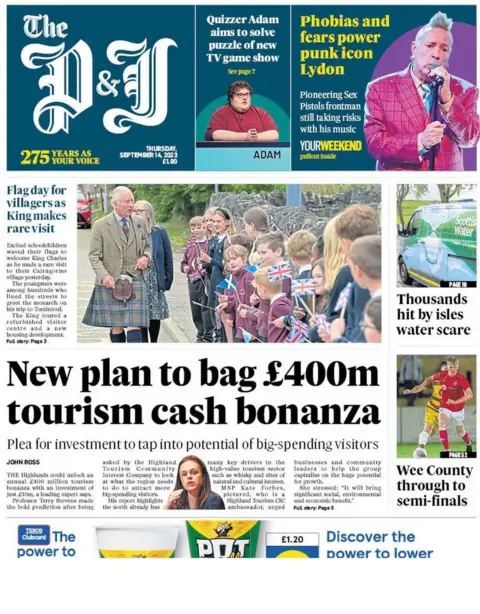 Scotland's papers: Police cuts and England match national anthem row