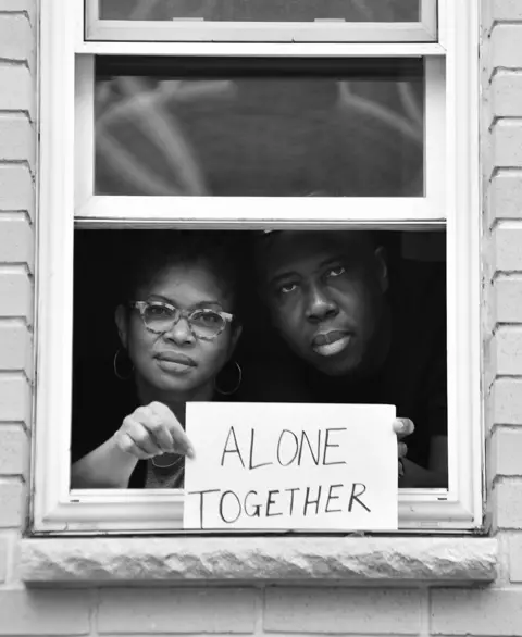 Coronavirus: Words at the window from those in isolation