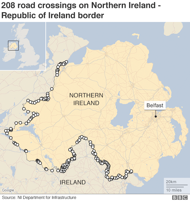 Brexit: How the Irish border issue was viewed during campaigning - BBC News