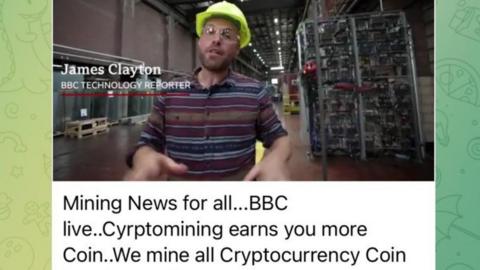 BBC Bitcoin mining report used in crypto-scam - BBC News