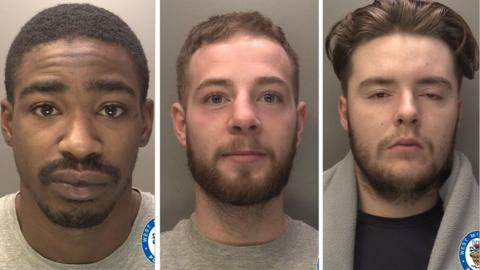 Robbery gang jailed over spree in Coventry shops - BBC News