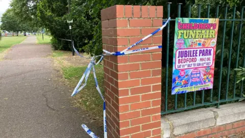 Bedford: Man arrested over fatal stabbing in Jubilee Park