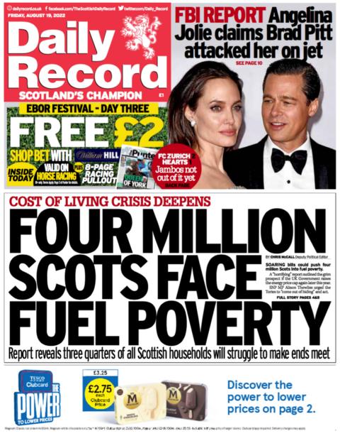 Scotland's papers: Ferrier faces new call to quit and tax cut warning ...