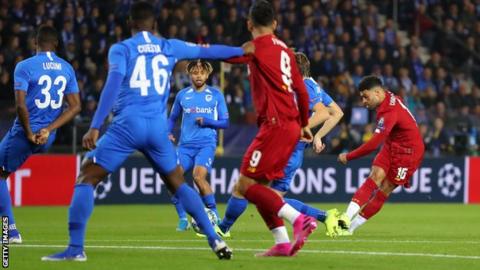 Genk 1-4 Liverpool: Alex Oxlade-Chamberlain with double for Reds - BBC ...