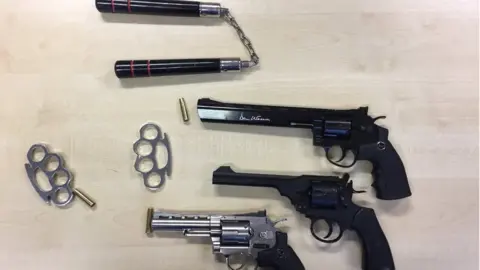 Police seize weapons and drugs in Great Yarmouth and Caister raids