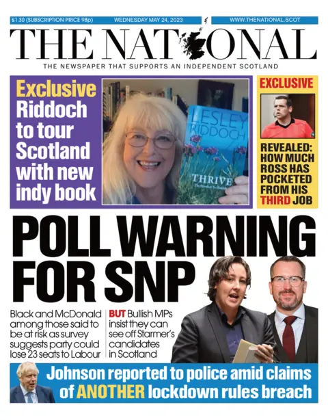 Scotland's papers: SNP warned of MP losses and Johnson police probe