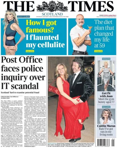 Scotland's papers: Derek Draper tribute and SNP face Murrell loans probe