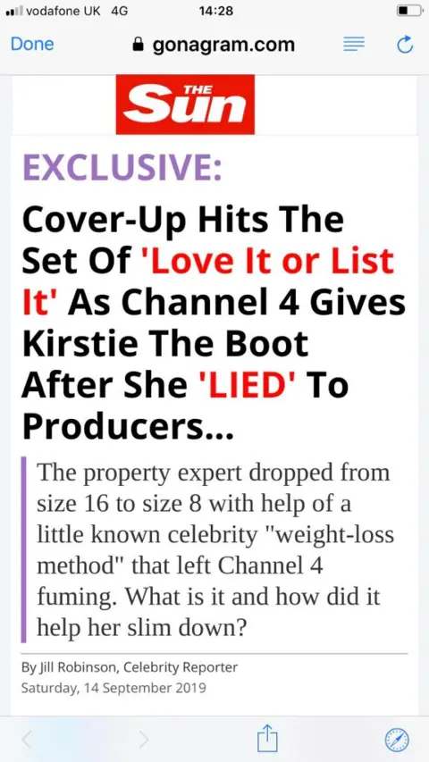 Kirstie Allsopp slams Twitter over 'scam' ads
