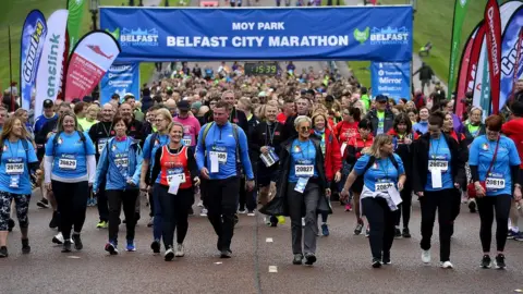 Belfast City Marathon: Race has record entrant numbers