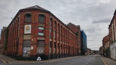 Derelict Northampton shoe factory being renovated into flats