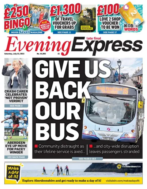 Scotland's papers: Indyref2 legal argument and 'one nurse per ward'