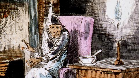 The very first pictures of Scrooge - BBC News